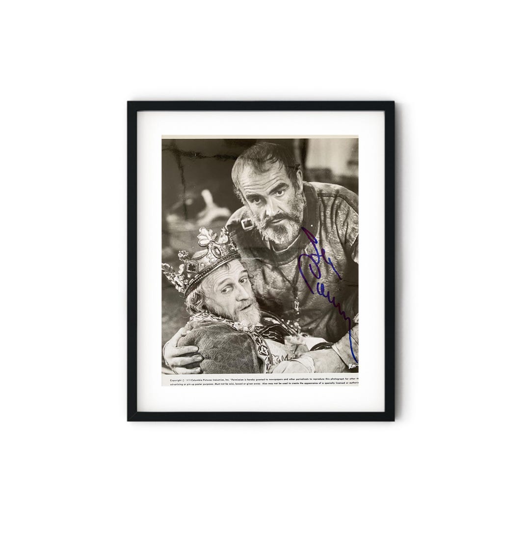 Sean Connery Autographed Movie Photo Authentic Signature Memorabilia - Etsy