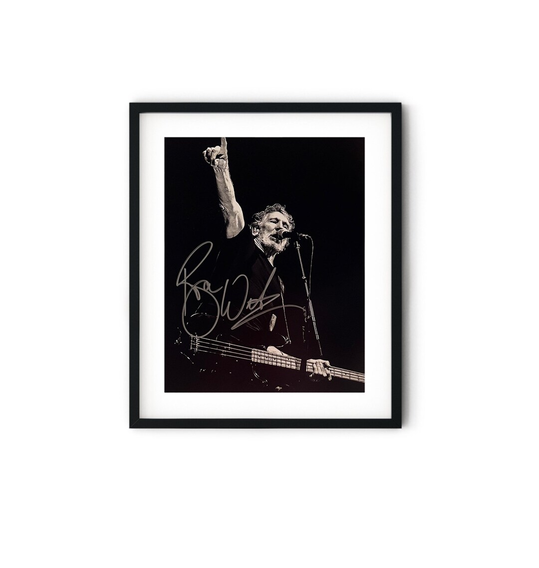 Autographed Pink Floyd Roger Waters Photo Limited Edition - Etsy