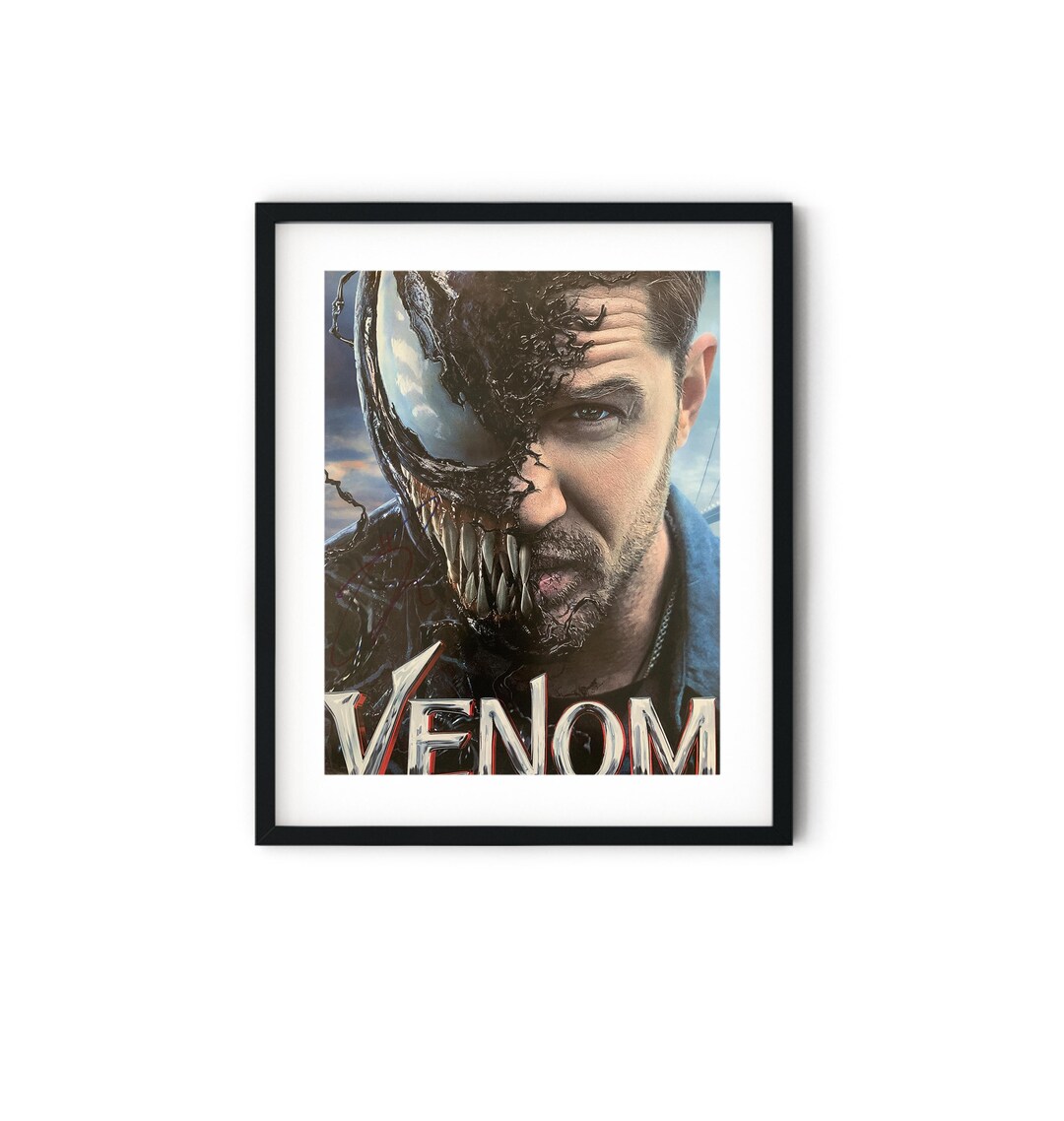 Venom Signed Mini Movie Poster Autographed by Tom Hardy - Etsy