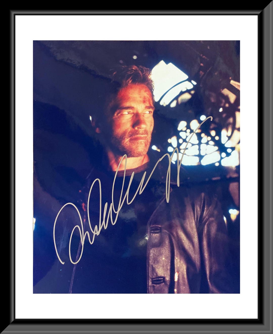 End of Days Arnold Schwarzenegger Signed Movie Photo Rare Autographed ...
