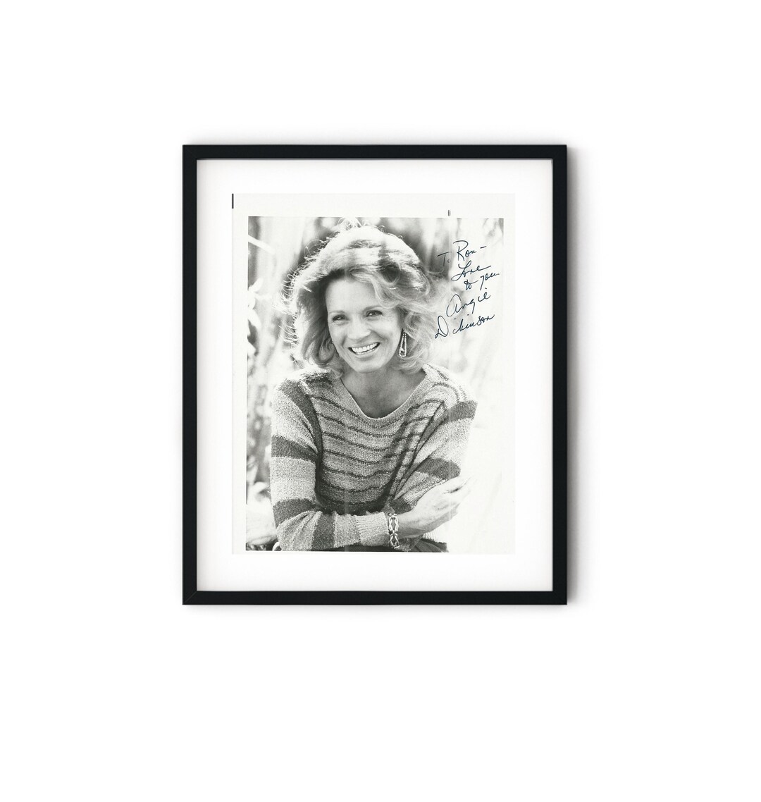 Autographed Angie Dickinson Photo Limited Edition Collectible - Etsy