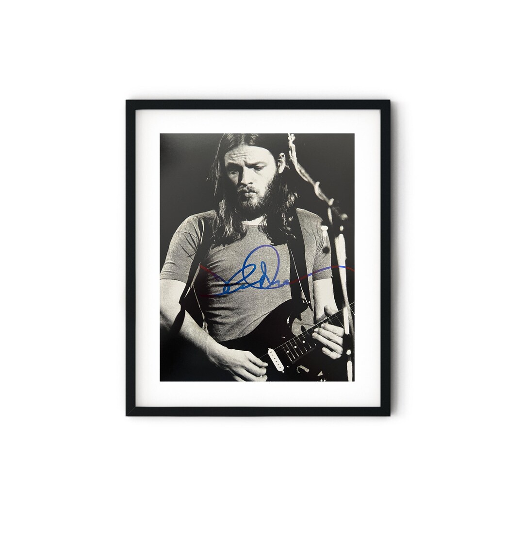 Autographed Pink Floyd David Gilmour Photo Limited Edition - Etsy