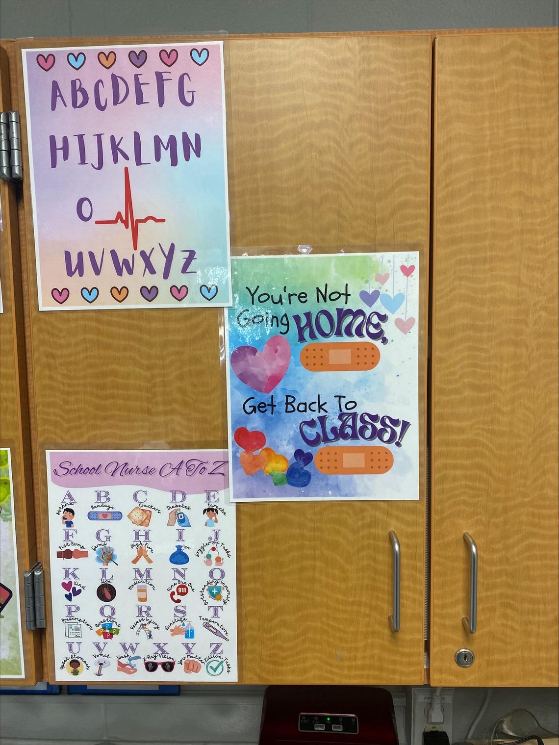 School Nurse ABC Office Decor. INSTANT DOWNLOAD! Nursing Alphabet ...