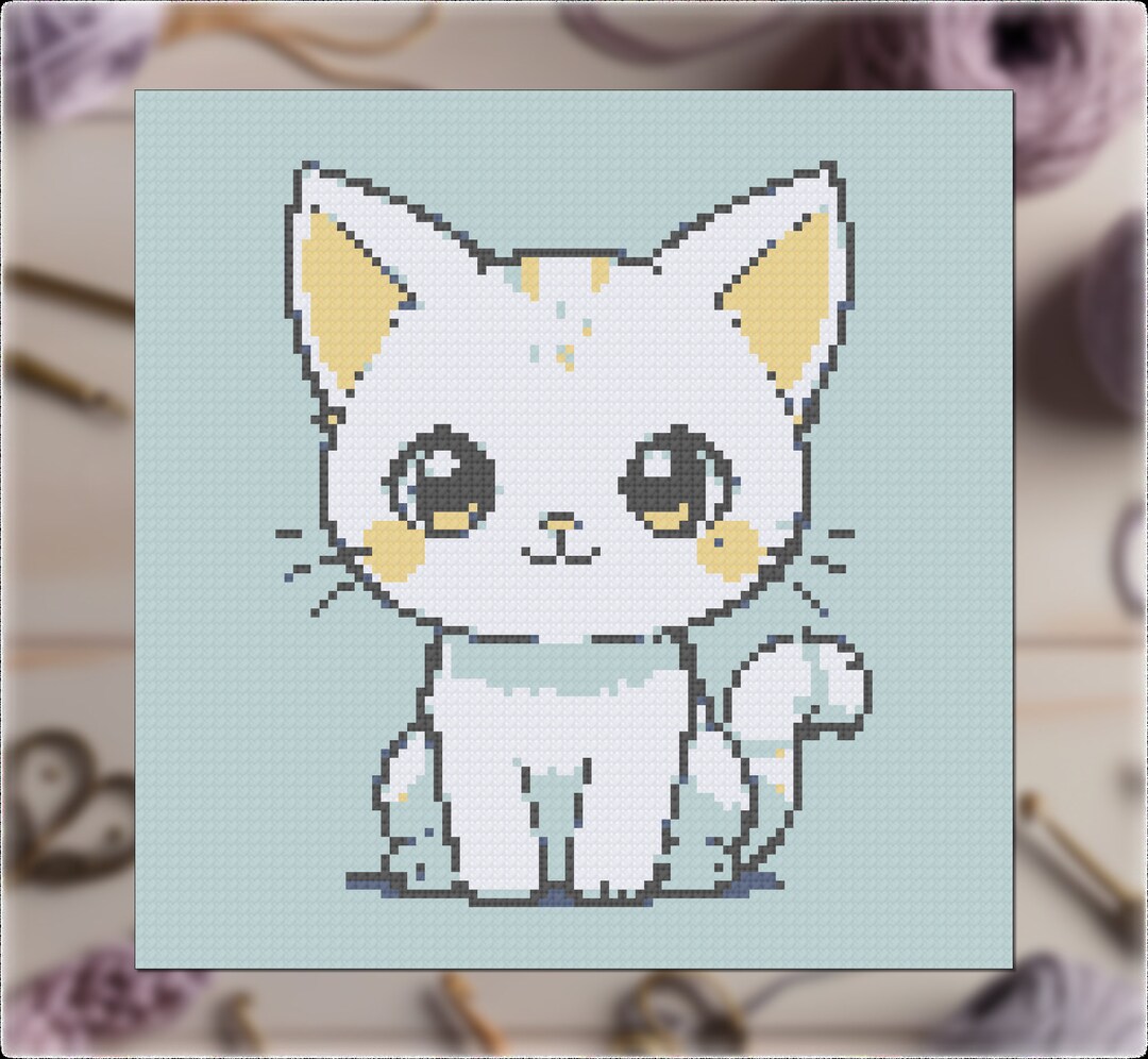 C2C Crochet Pattern: Cat Corner-to-corner Crochet Graphgan Afghan C2C ...