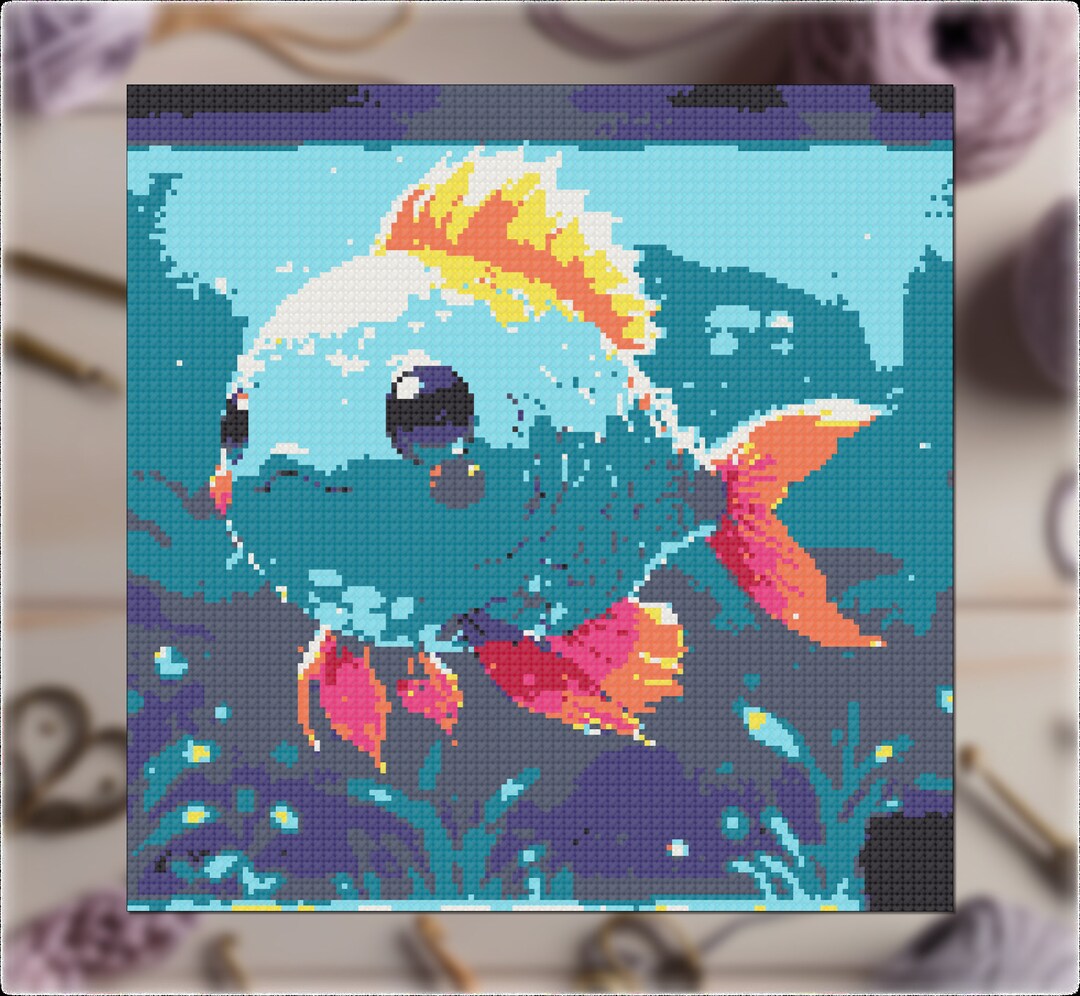 C2C Crochet Pattern: Little Fish Corner-to-corner Crochet Graphgan ...