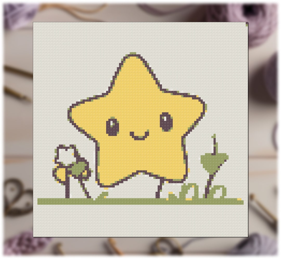 C2C Crochet Pattern: Kawaii Star - Corner-to-corner Crochet Graphgan ...