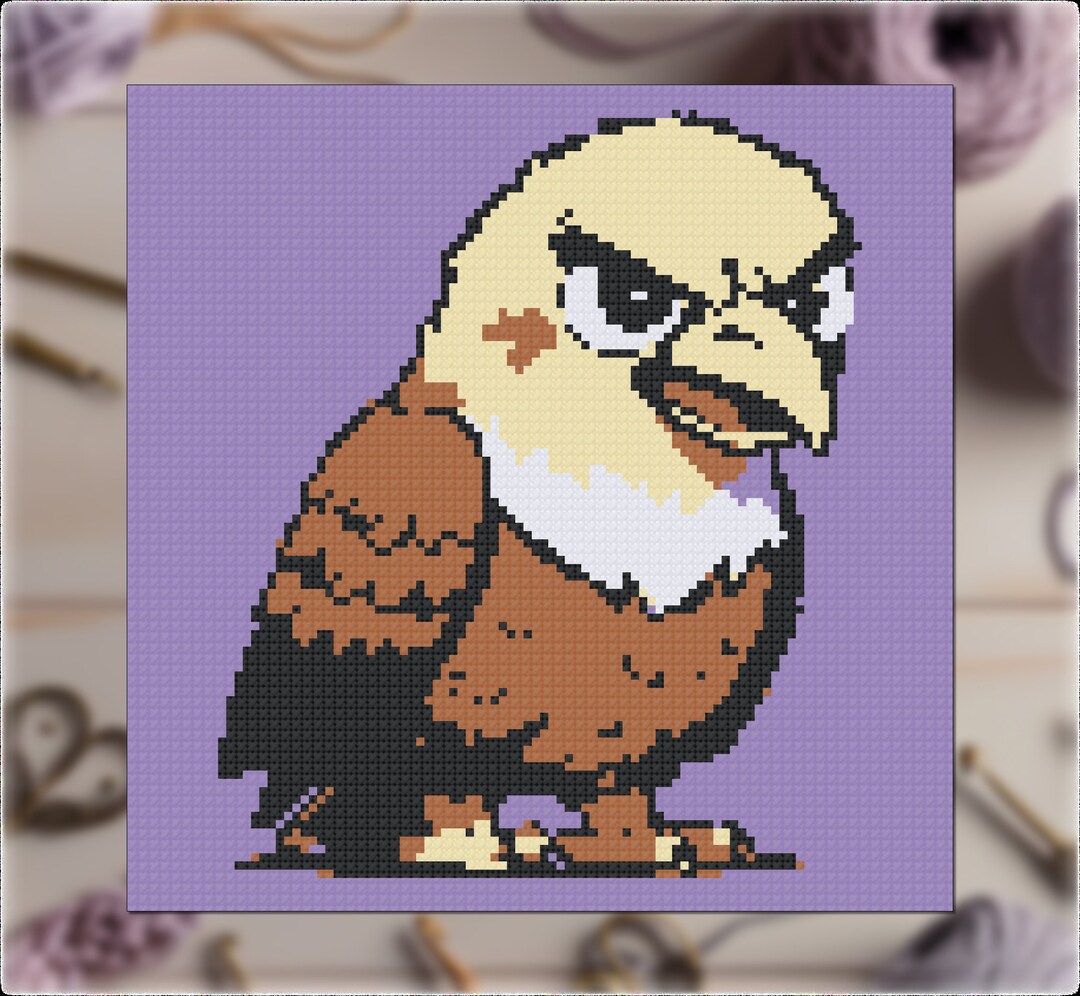 C2C Crochet Pattern: Angry Bird Corner-to-corner Crochet Graphgan ...