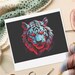 C2C Crochet Pattern: Red Glowing Lion - Corner-to-corner Crochet ...