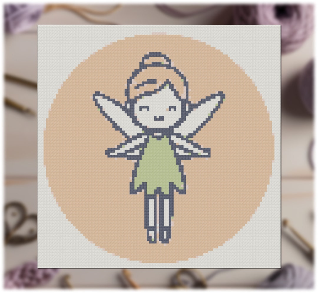 C2C Crochet Pattern: Kawaii Fairy Corner-to-corner Crochet Graphgan ...