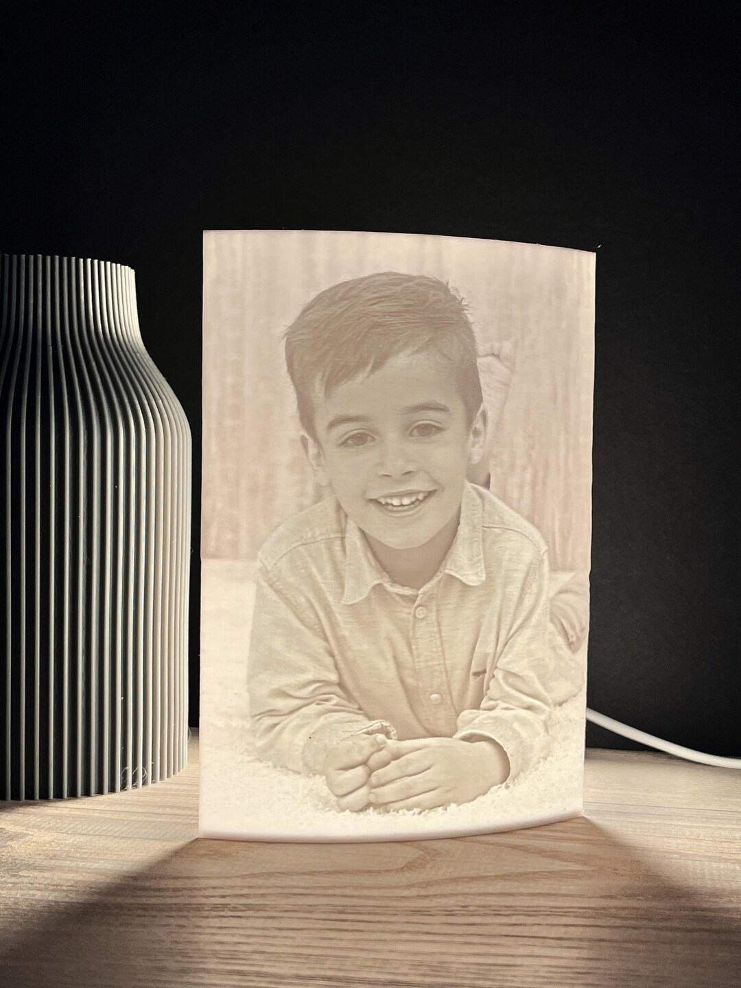 Personalized 3D Printed Family Picture - Lithophane With Your Favorite ...
