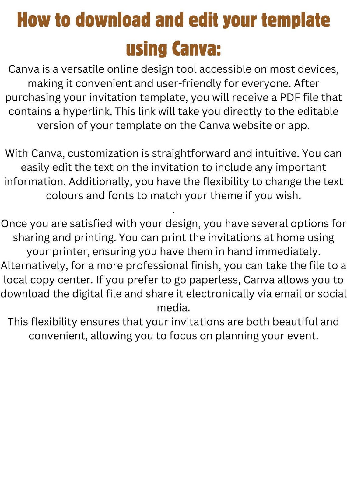 Coffee and Conversation Invitation, Instant Download, Editable, Coffee ...