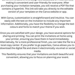 Coffee and Conversation Invitation, Instant Download, Editable, Coffee ...