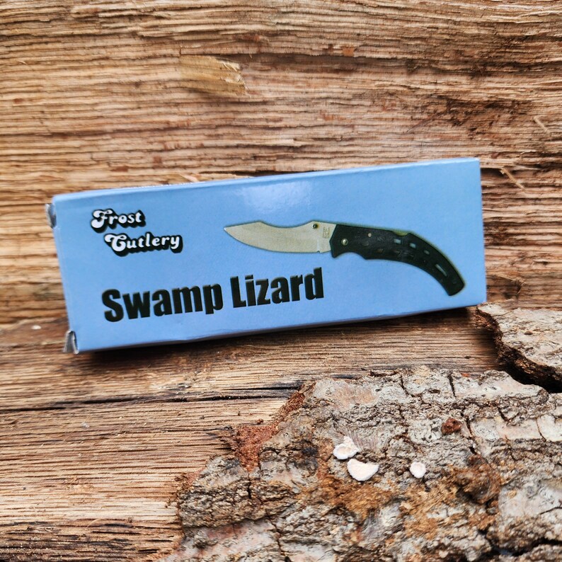 Swamp Lizard Folding Pocket Knife Gifts for Men Vintage Pocket Knife ...