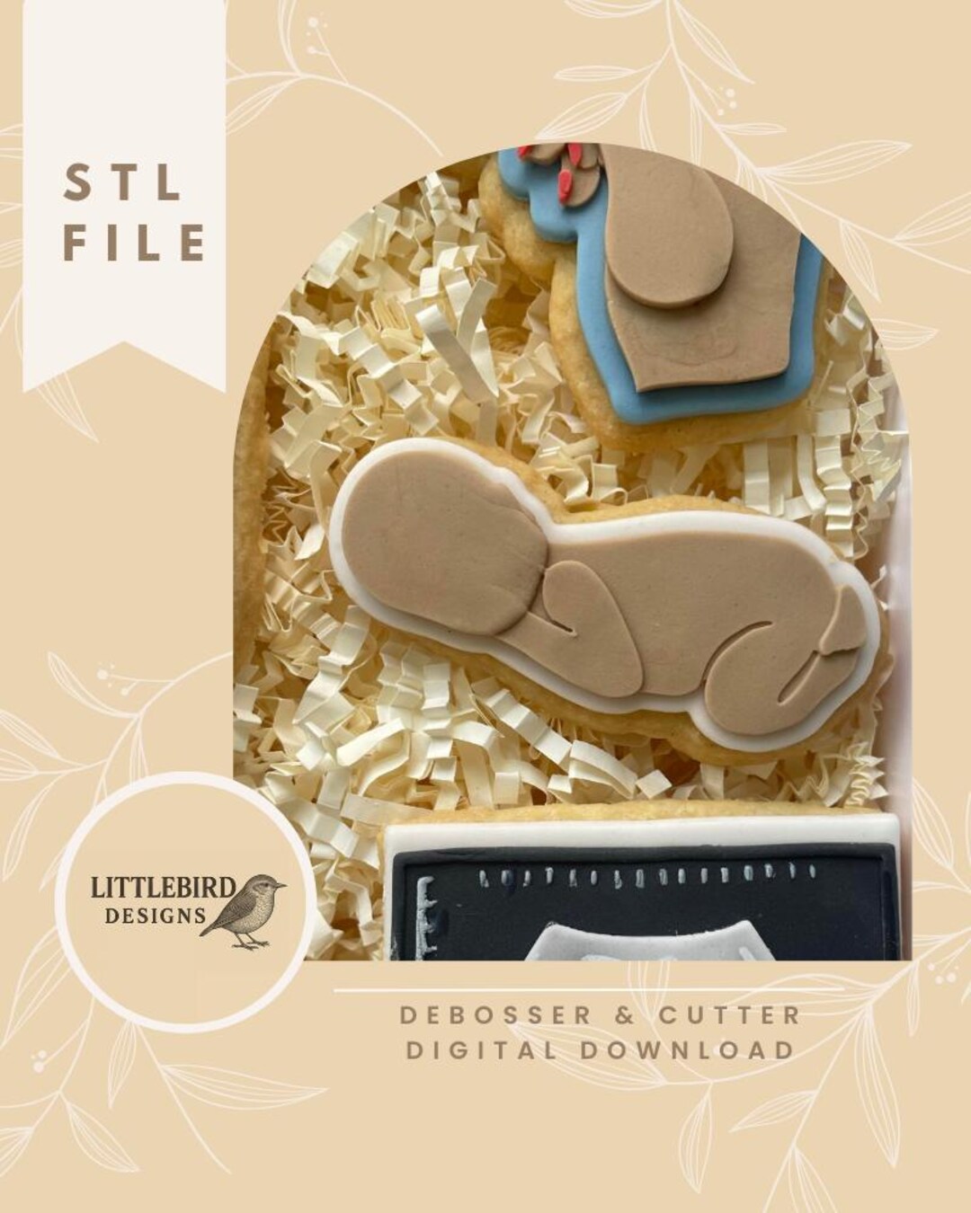 Baby Sleeping - STL Cookie Cutter and Stamp - Etsy