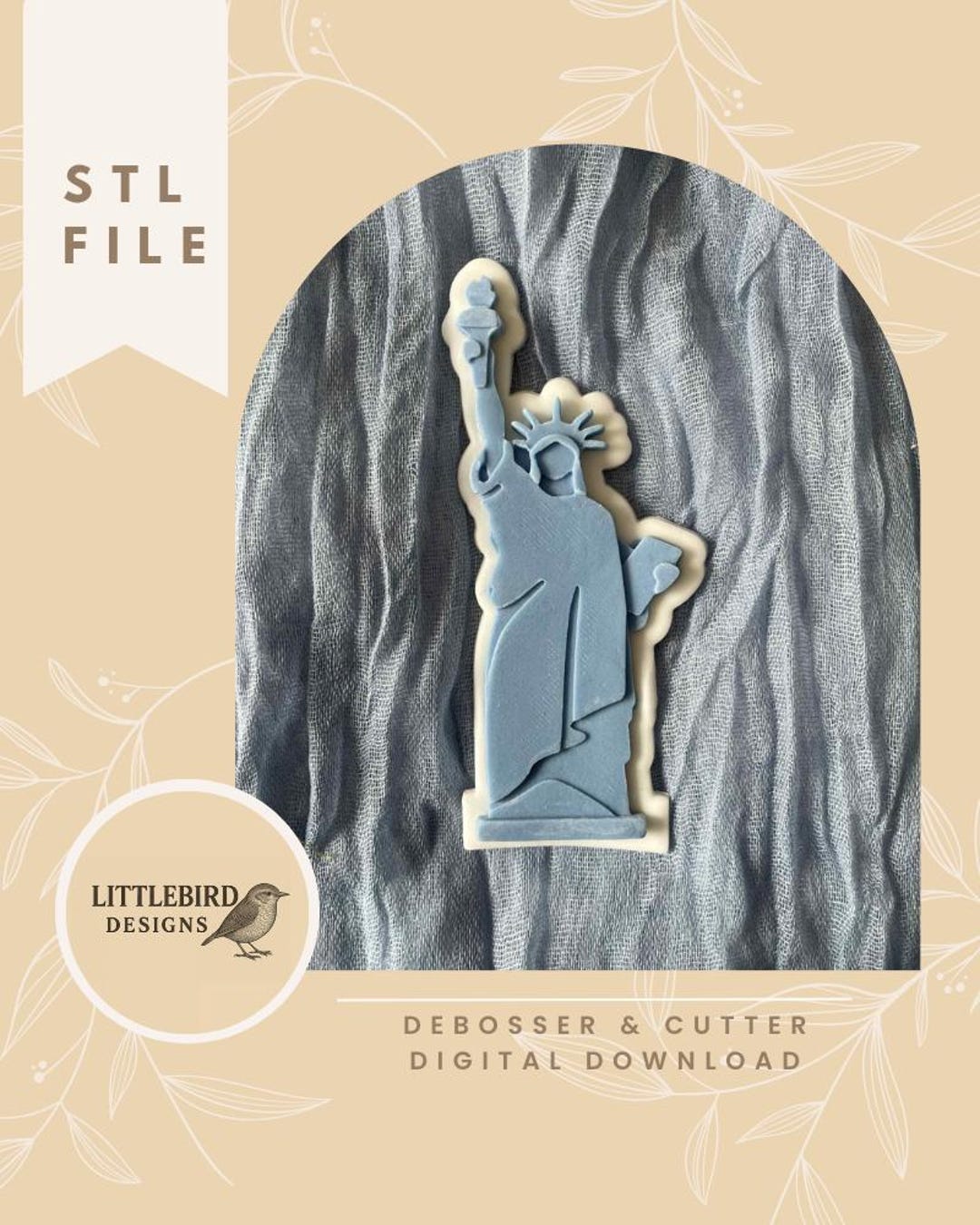 Statue of Liberty- STL Cookie Cutter and Stamp - Etsy