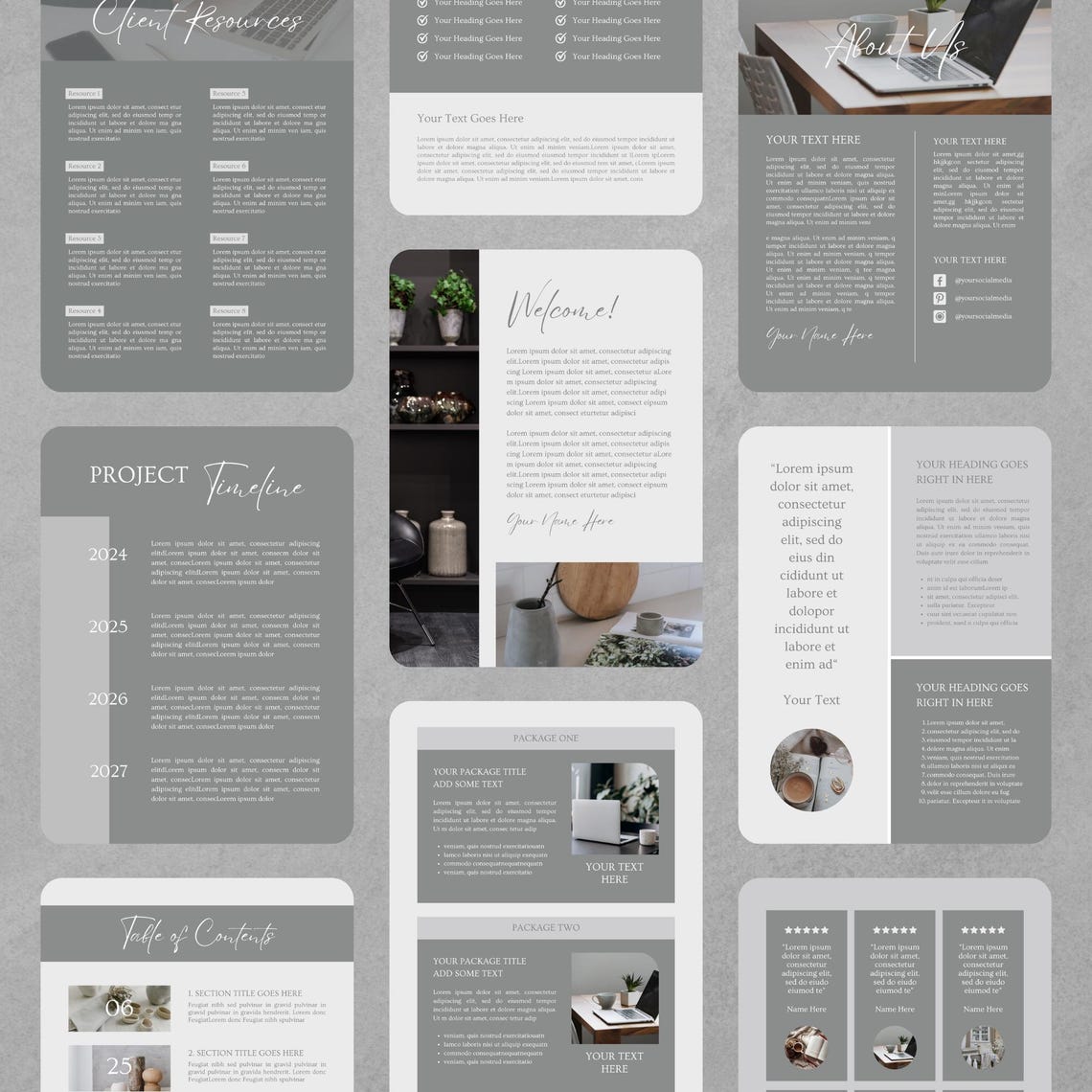 Client Welcome Packet Template, New Client Service Guide Canva, Pro ...