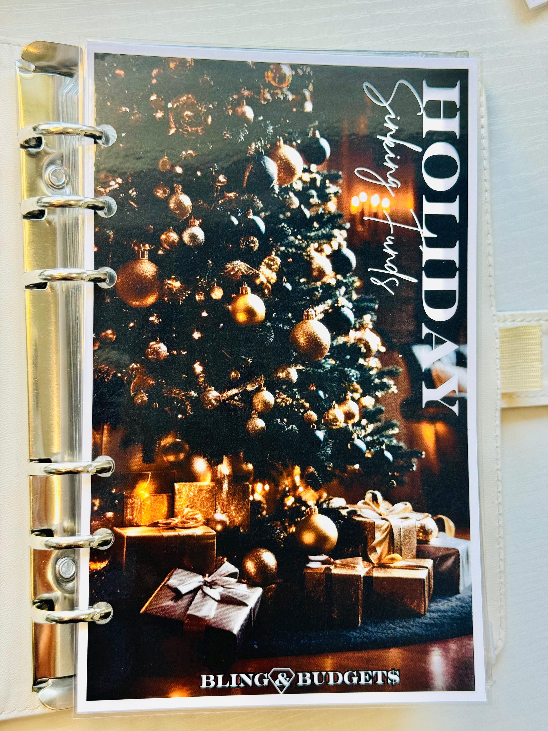 A6 Laminated Dashboard for Cash Budget Binder, Bling Champagne Glass ...