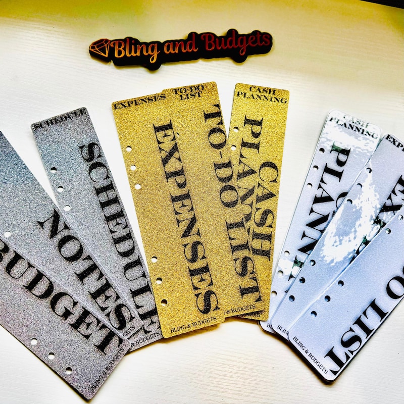 A6 Cash Bookmarks - Etsy