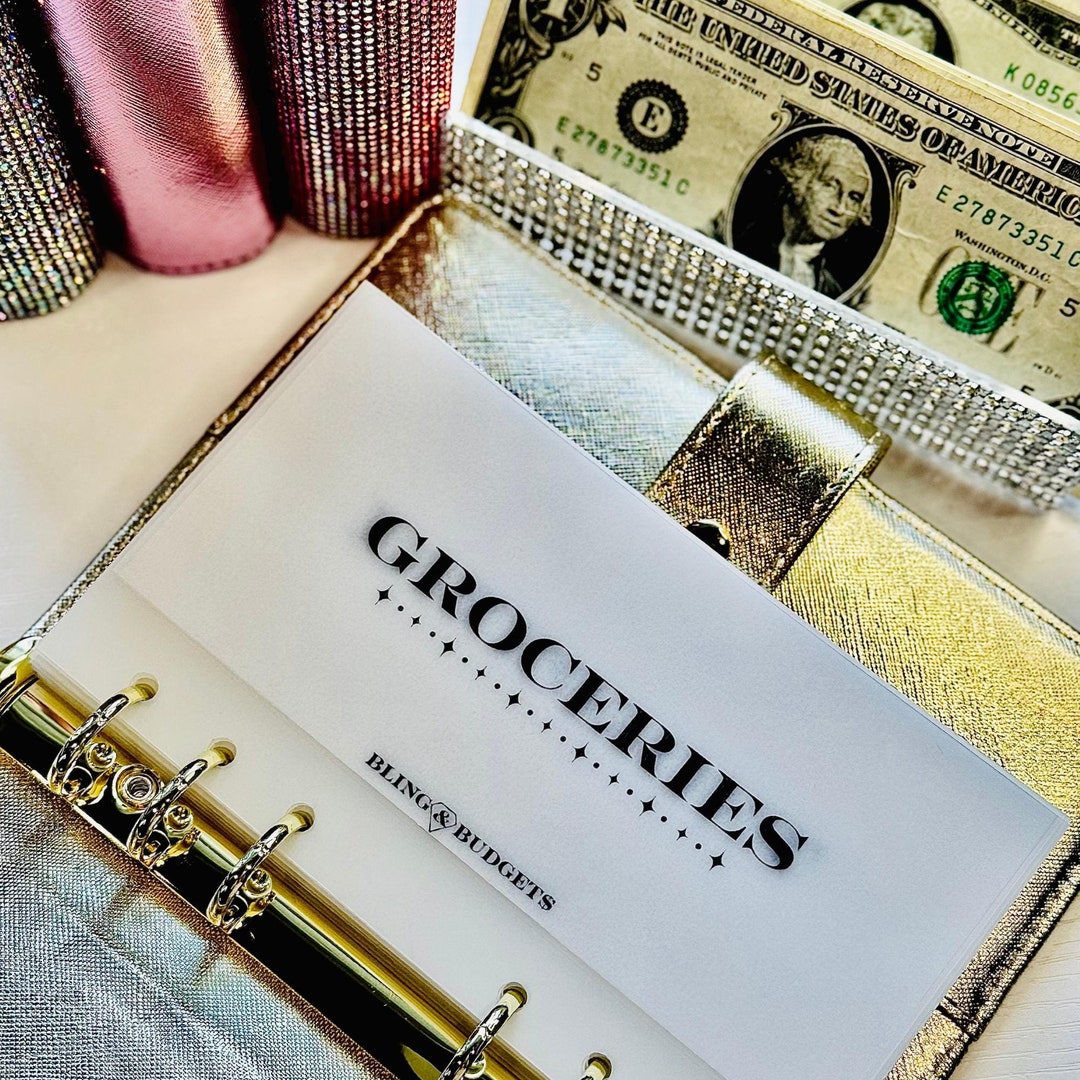 Matte Vellum Laminated Cash Envelopes, Custom A6 Cash Stuffing ...