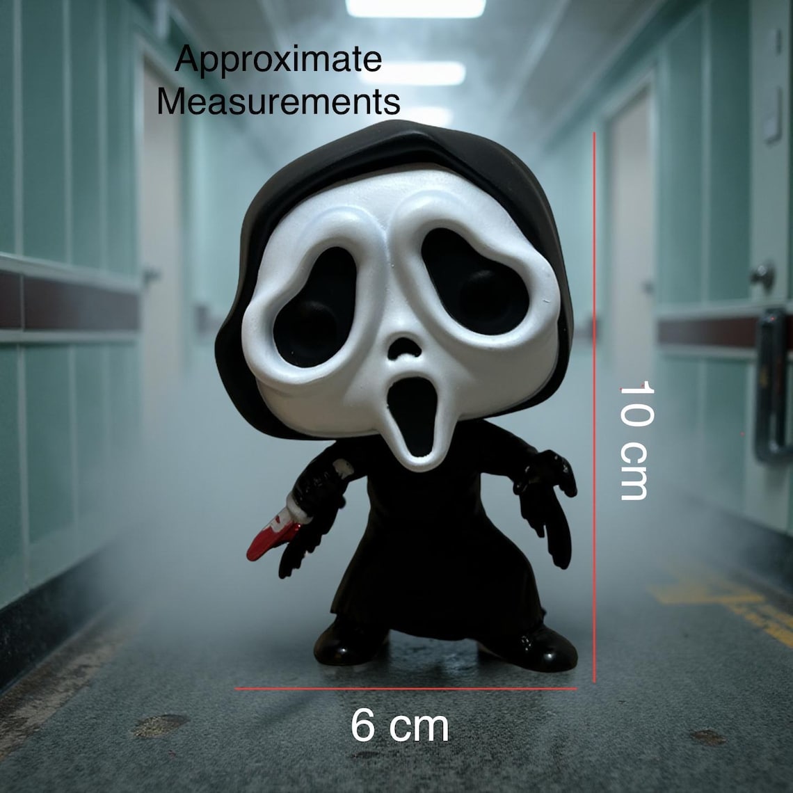 Ghostface Scream Figure, Horror Movie Collectible (10cm) - Etsy