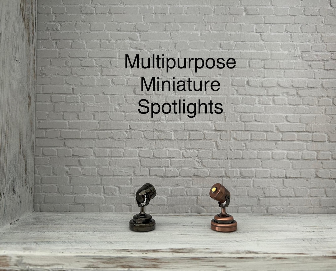 Miniature Spotlights 1 12 Scale DIY Projects Light up Your Displays ...