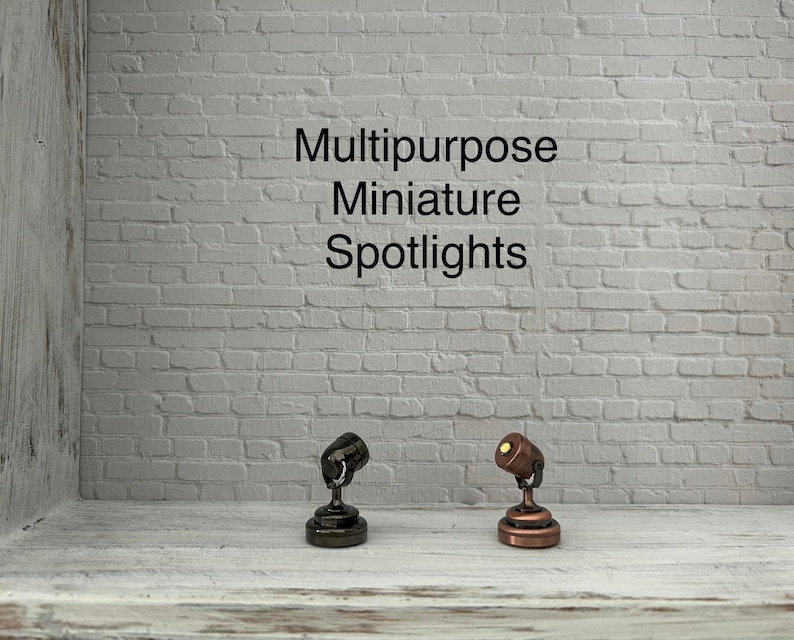 Miniature Spotlights 1 12 Scale DIY Projects Light up Your Displays ...