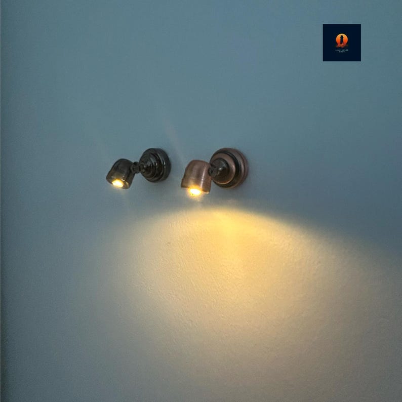 Miniature Spotlights 1 12 Scale DIY Projects Light up Your Displays ...