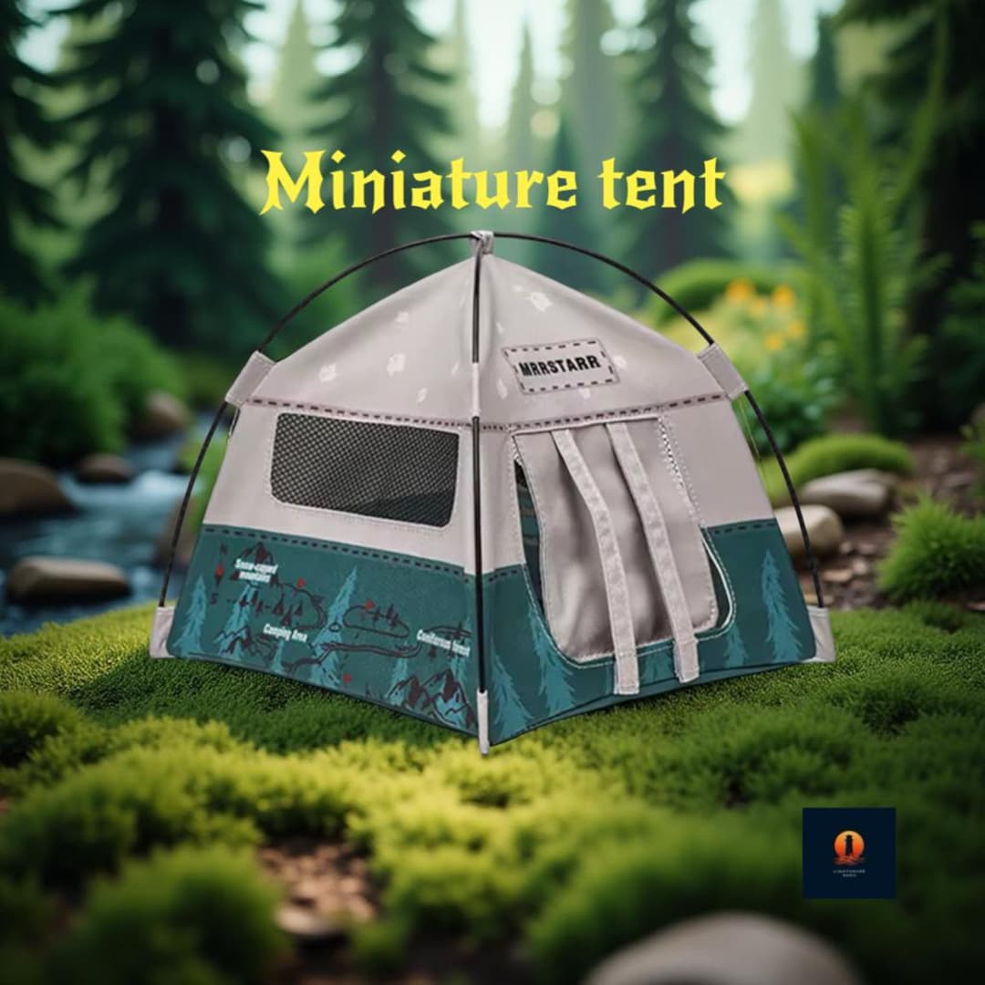 Miniature Dollhouse Camping Tent With Optional Battery Campfire - Etsy