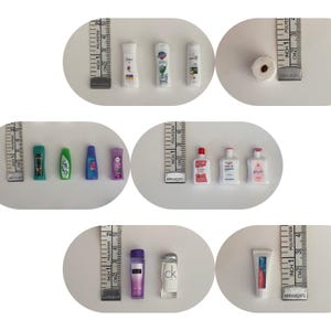 Dollhouse Miniature Shampoo Bottles or Toilet Paper: Bathroom ...