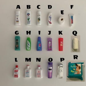 Dollhouse Miniature Shampoo Bottles or Toilet Paper: Bathroom ...