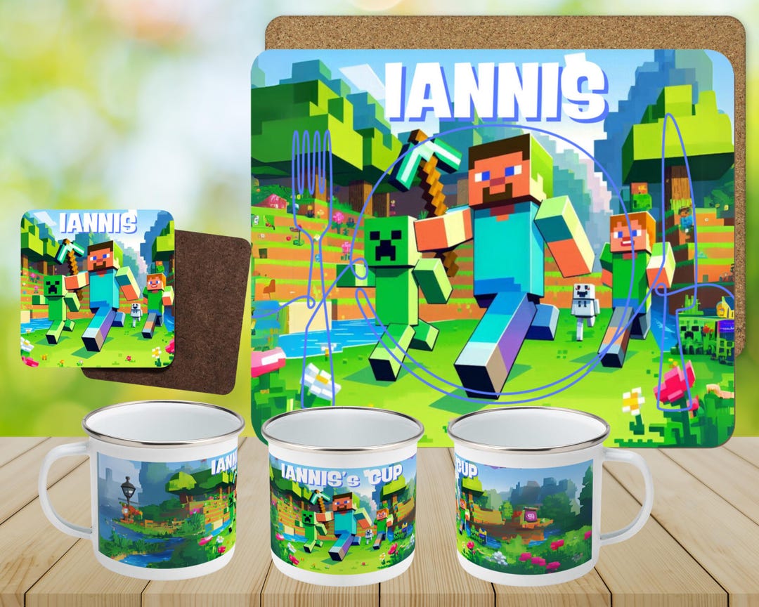 Personalised Kid's Placemat,personalised Mug,personalised Coaster ...