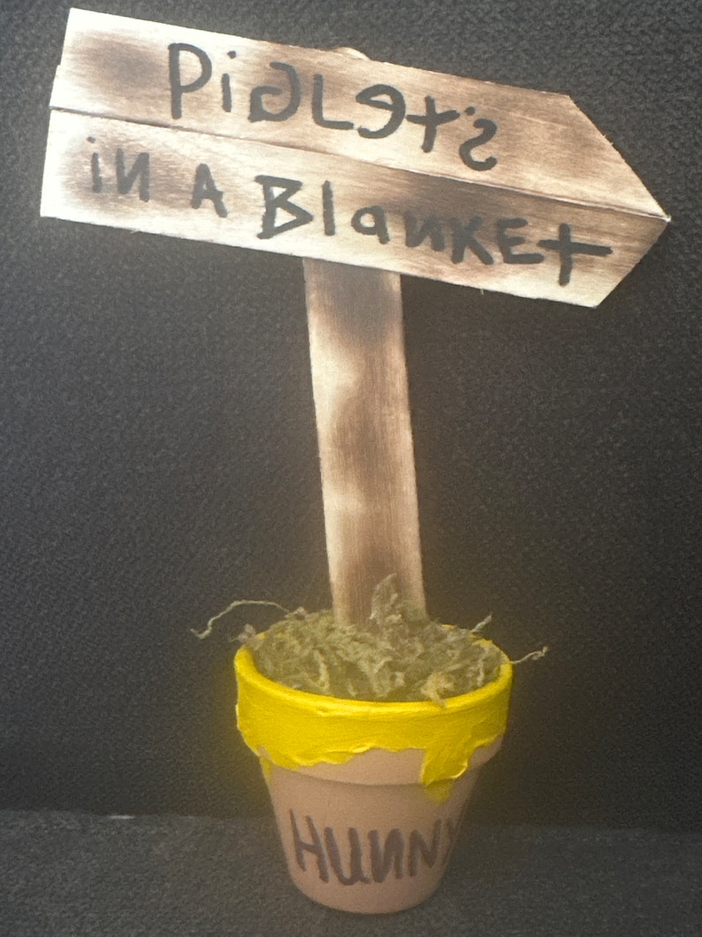 Baby Shower, Winnie the Pooh, Hunny Pots, Food Signs, - Etsy