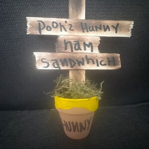 Baby Shower, Winnie the Pooh, Hunny Pots, Food Signs, - Etsy