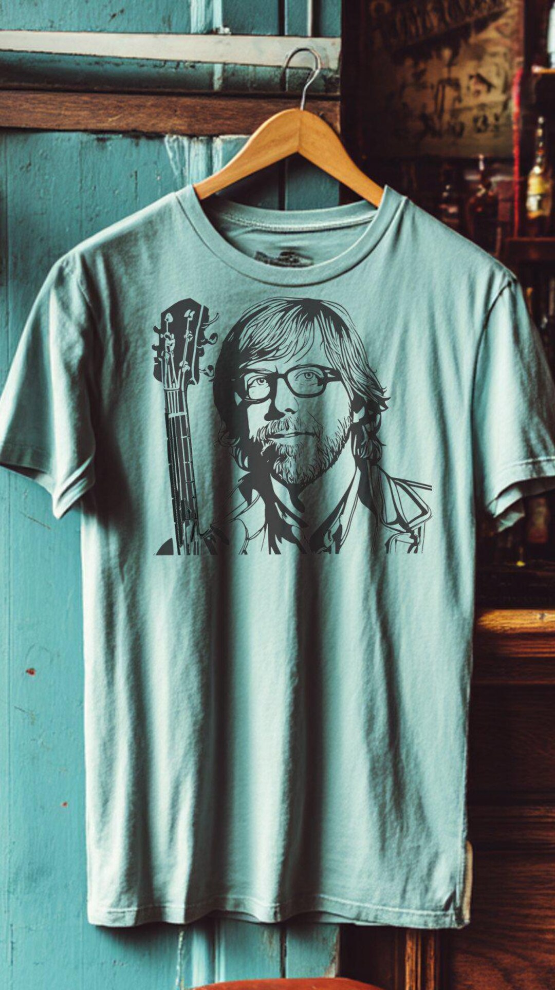 Trey Anastasio Phish Lead Singer Portrait T-shirt, Jam Bands Music ...