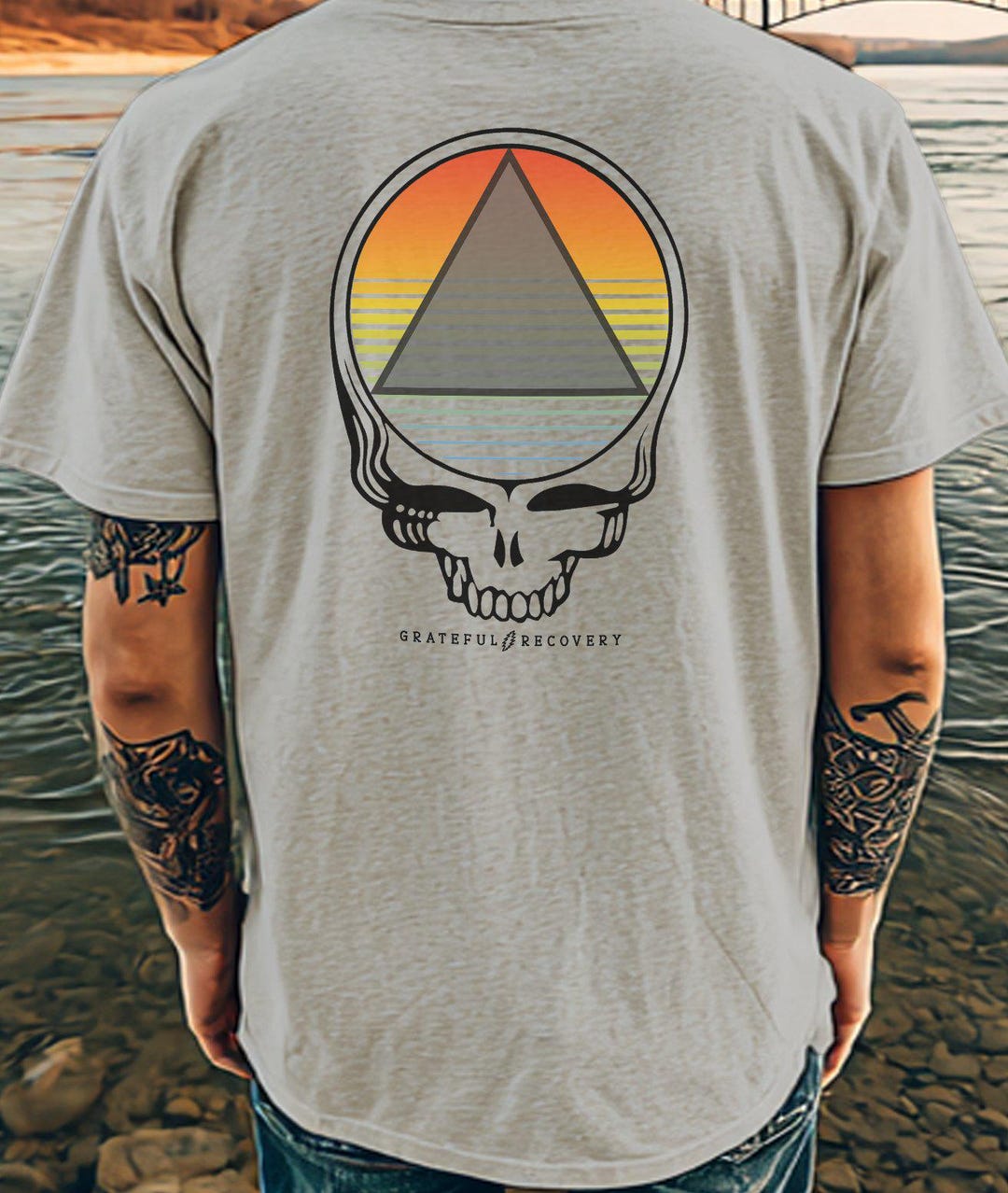 Grateful Dead Inspired AA Triangle Symbol T-shirt, Jam Bands Recovery ...