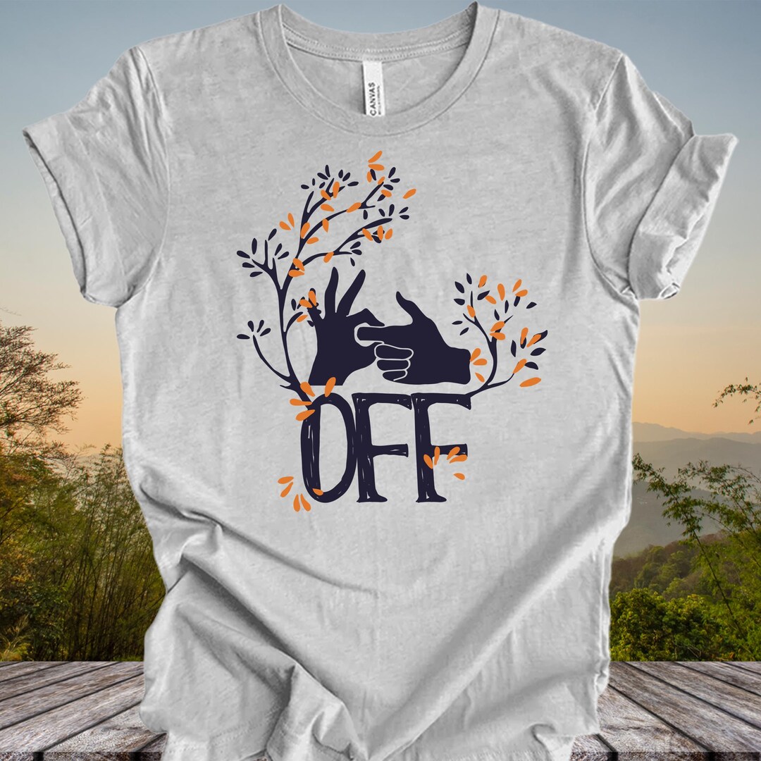 Hands off T-shirt Show Your Fun Side With This Stylish Gray Tee ...