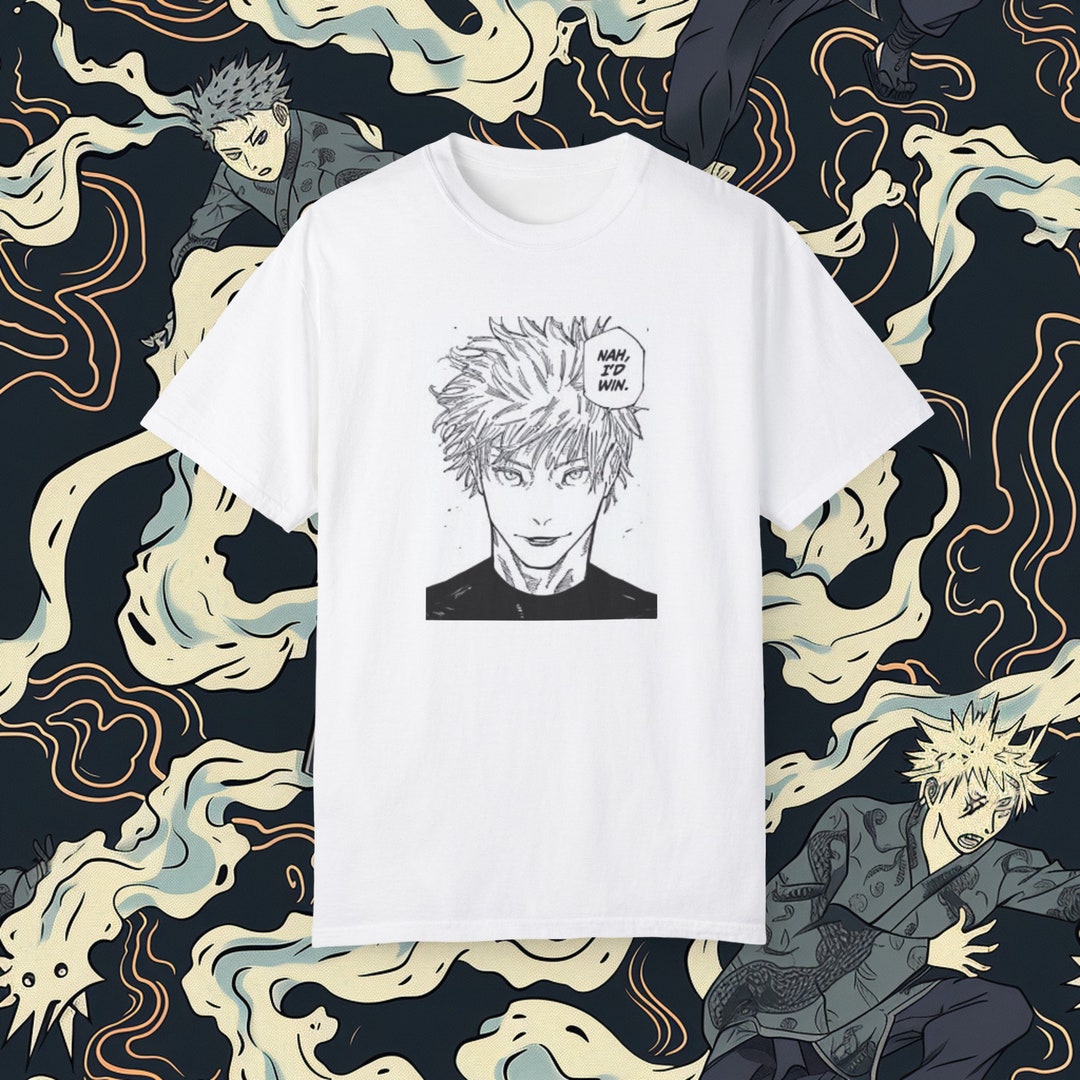 Gojo "i'd Win" T-shirt | Jujutsu Kaisen Clothing | Manga T-shirt - Etsy