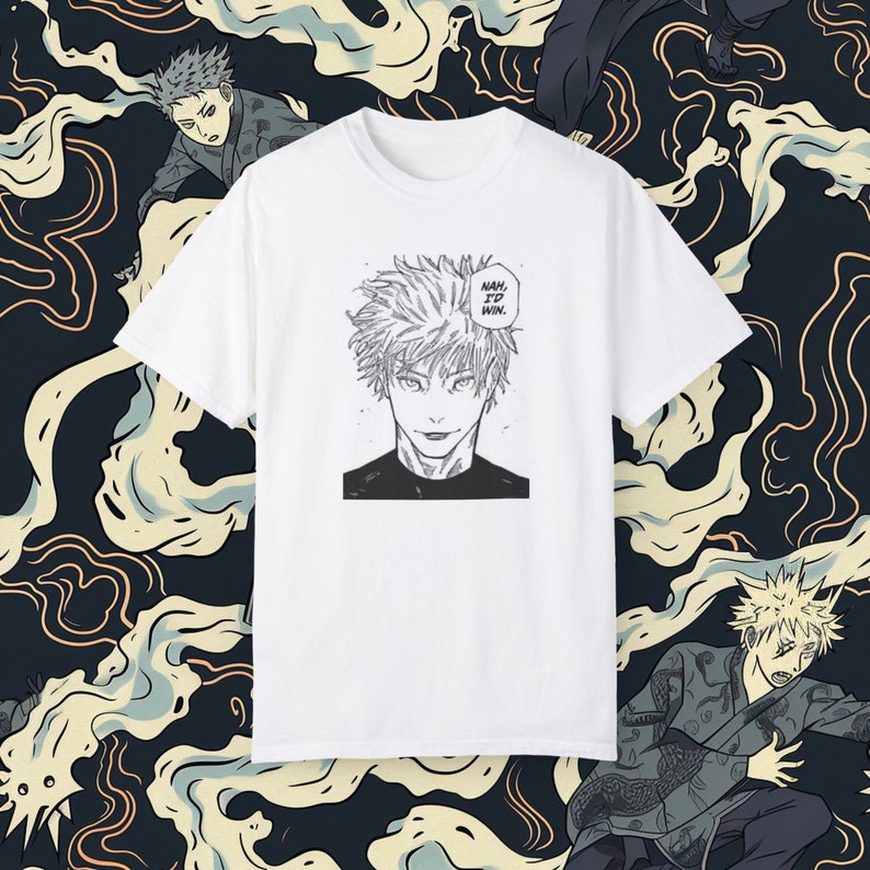 Gojo "i'd Win" T-shirt | Jujutsu Kaisen Clothing | Manga T-shirt - Etsy