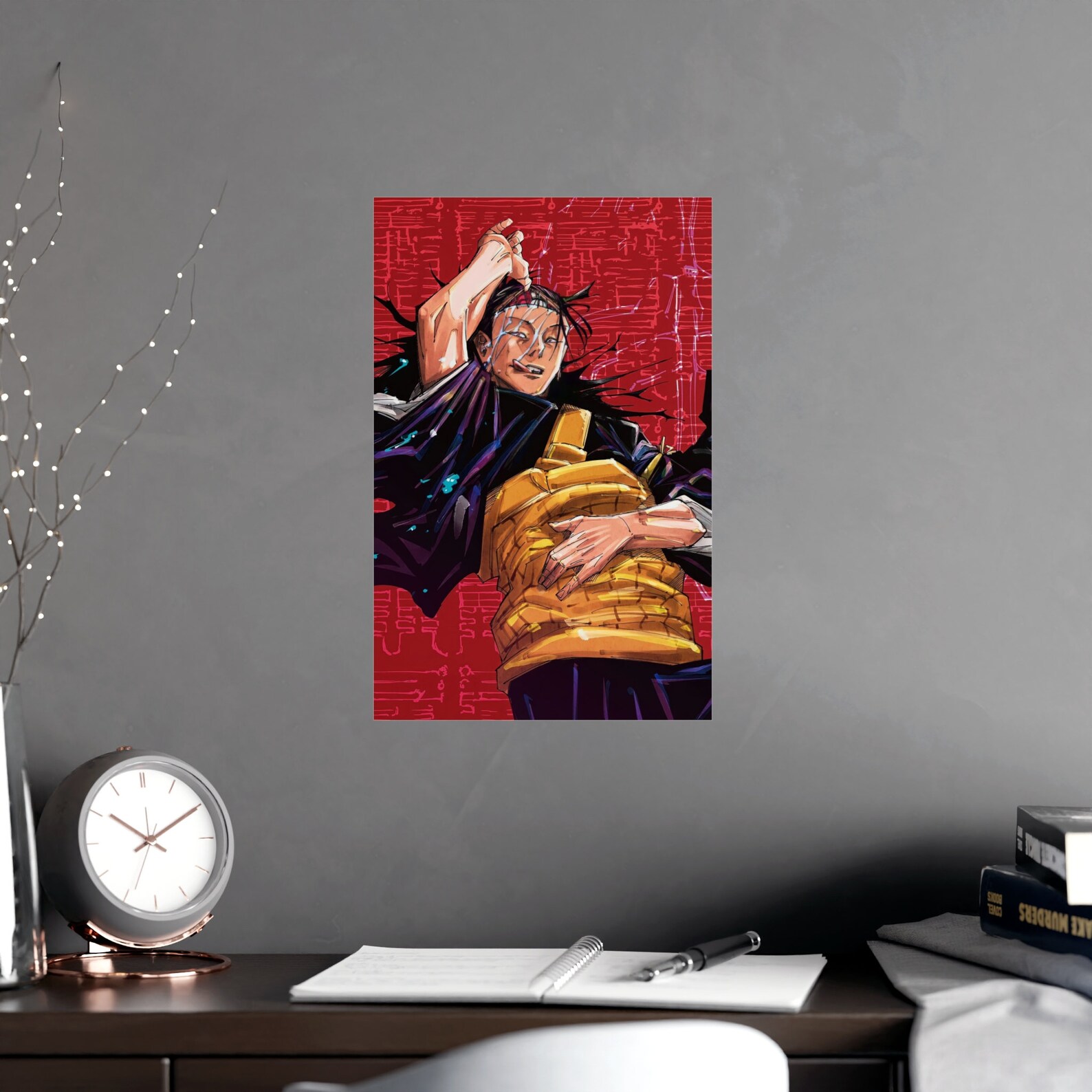 Suguru Geto Matte Poster | Jujutsu Kaisen Poster | Manga Home ...