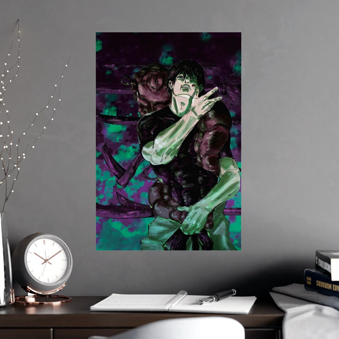 Toji Fushiguro Matte Poster | Jujutsu Kaisen Poster | Manga Home ...
