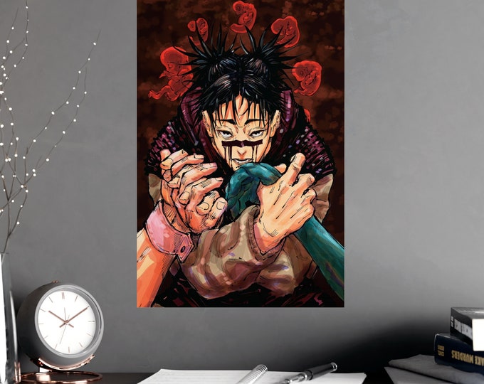 Choso Matte Poster | Jujutsu Kaisen Poster | Manga Home Poster - Etsy