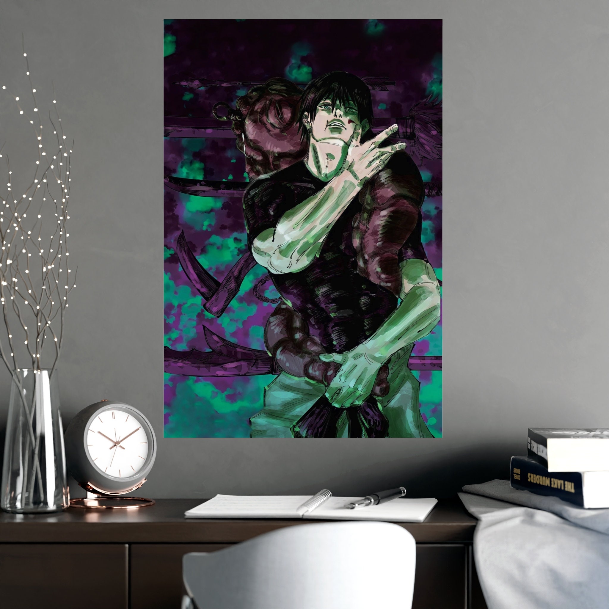 Toji Fushiguro Matte Poster Jujutsu Kaisen Poster Manga Home ...