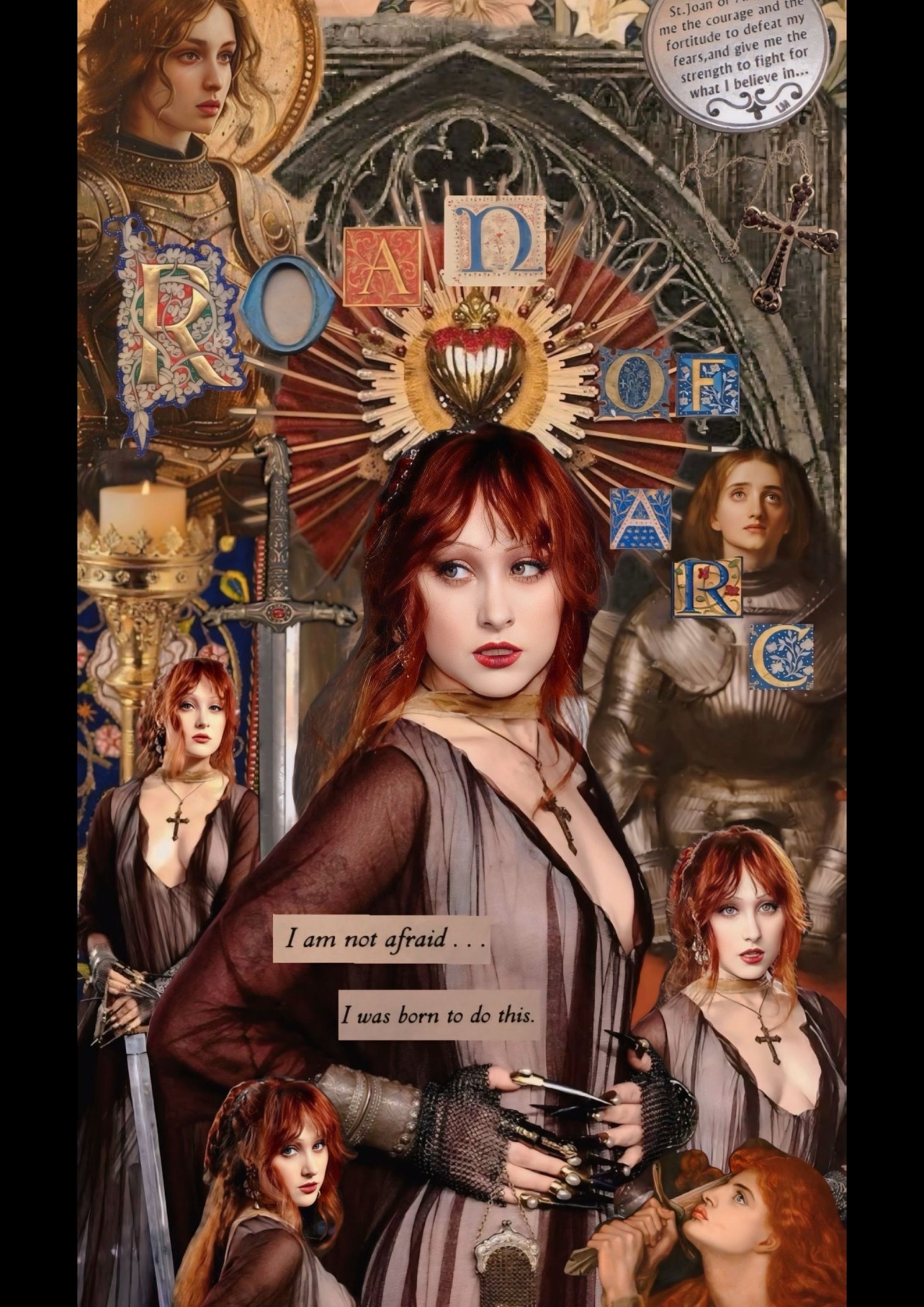 Chappell Roan Printable Poster Size A4 Collage Roan of Arc, Chappell at ...