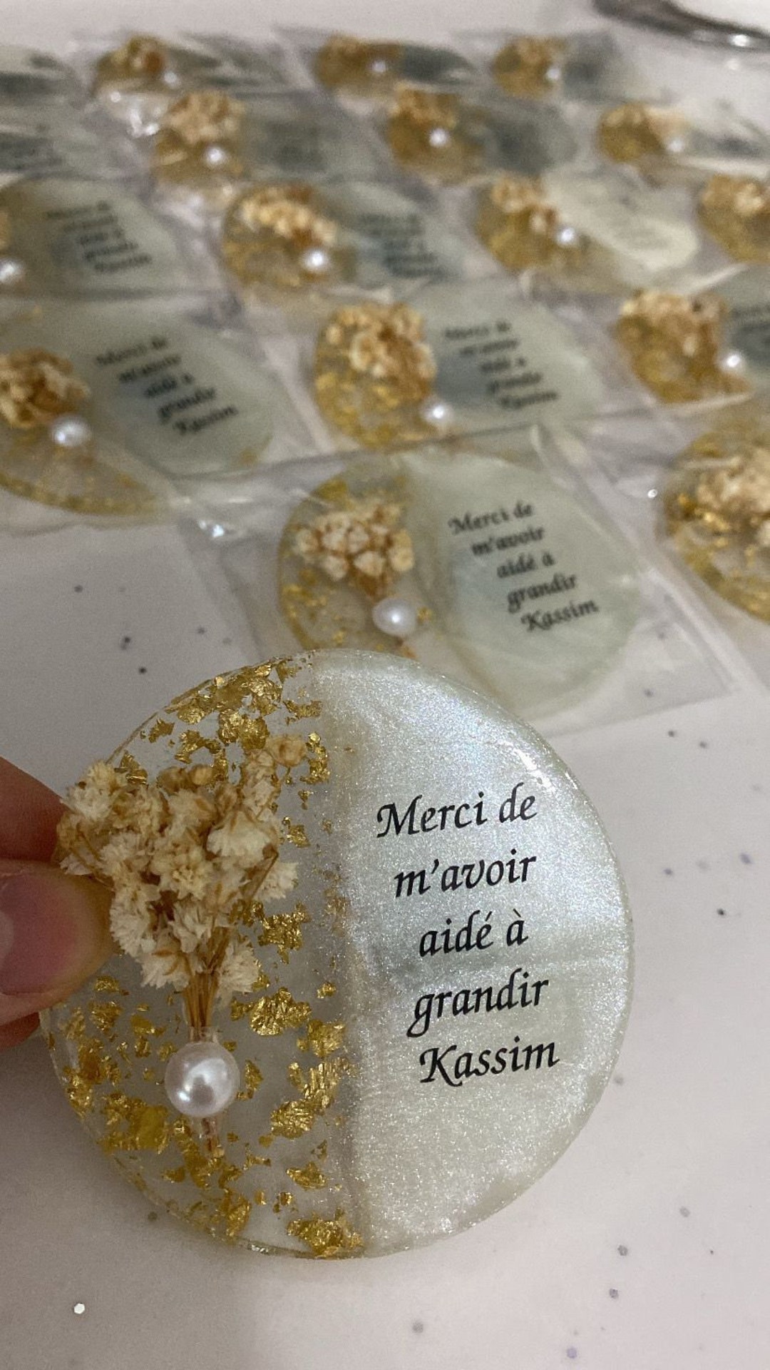 Personalized Wedding Magnet Favor, Epoxy Flower Fridge Magnet - Etsy