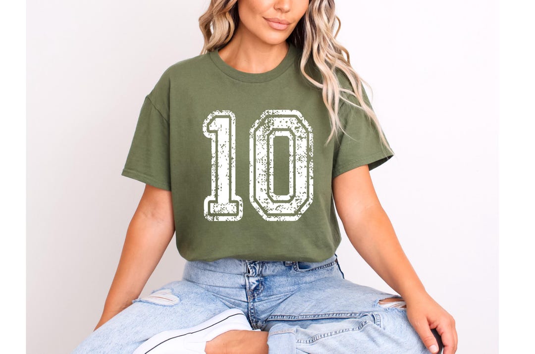Custom Number Shirt, Your Number Shirt, Personalized Sports Number ...