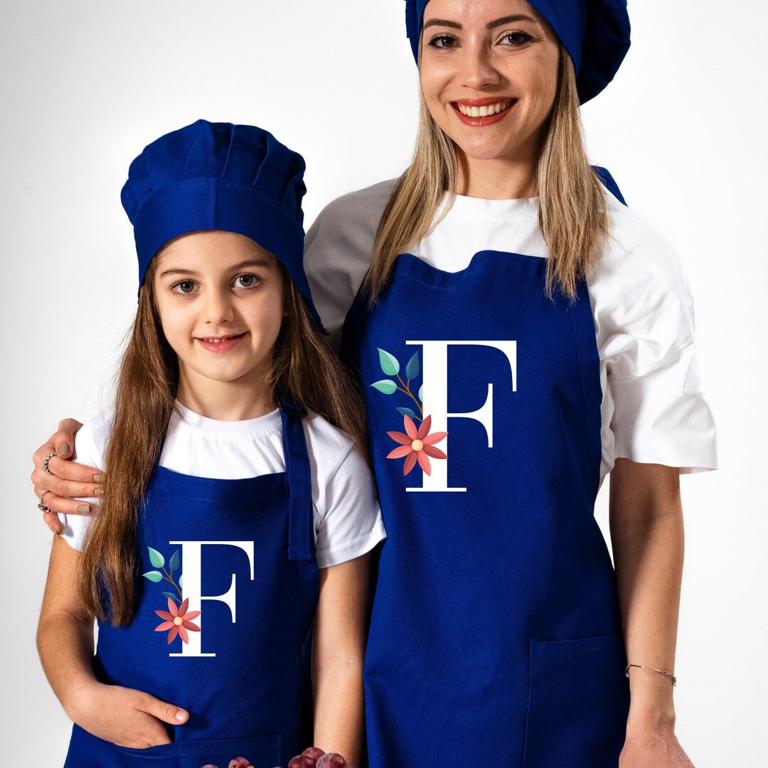 Personalized Initial Apron,custom Letter Monogram Apron,initial Apron ...