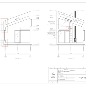 Tiny House Architecture Project - the Sparrow - Etsy