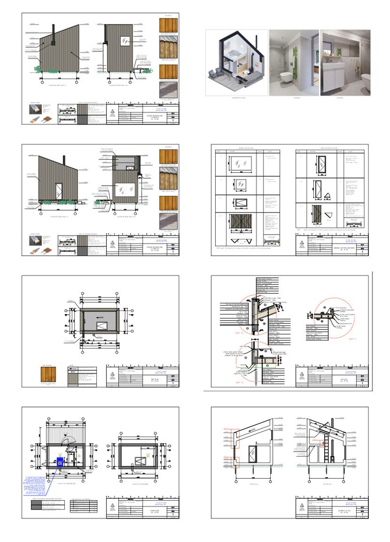 Tiny House Architecture Project - the Sparrow - Etsy