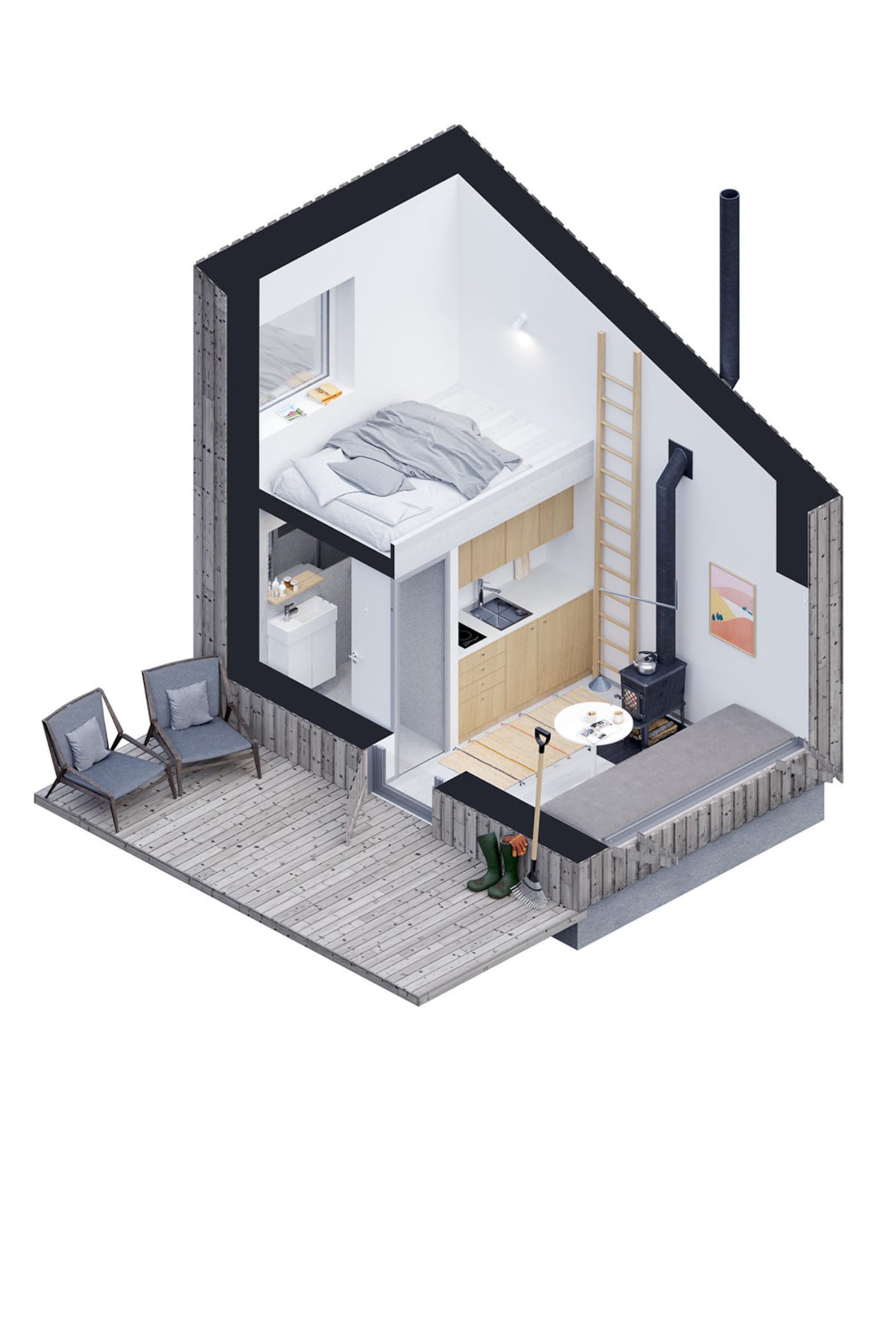 Tiny House Architecture Project - the Sparrow - Etsy