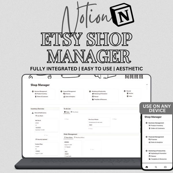 Etsy Shop Manager - Etsy